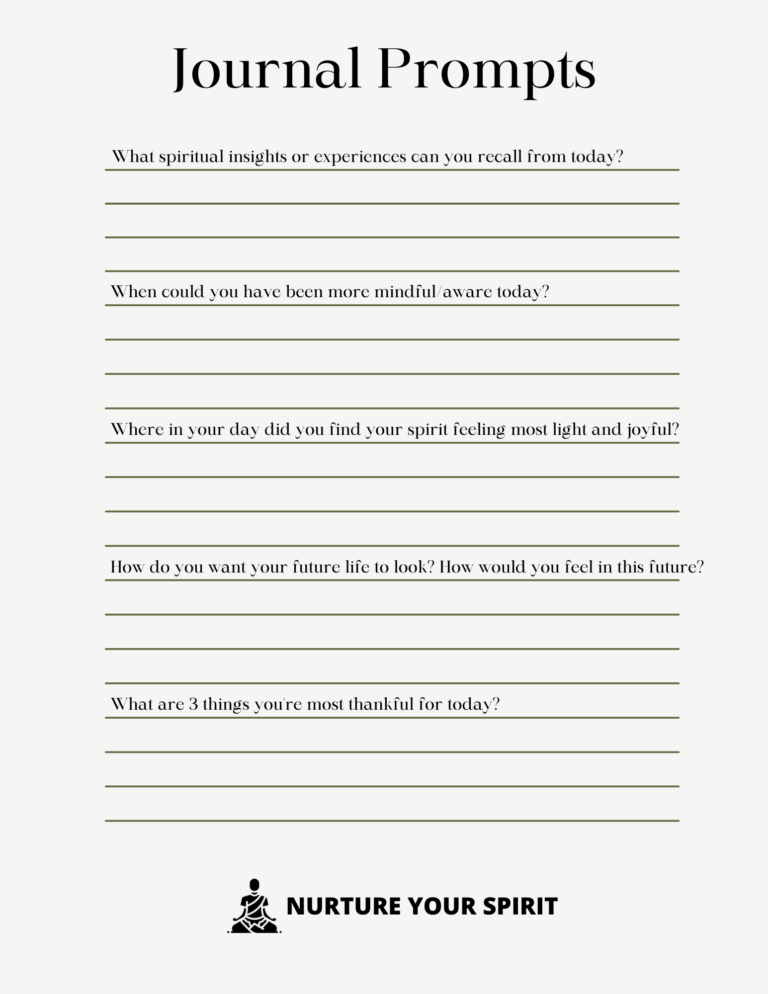 Journaling For Spiritual Growth & Awakening (5 Prompts)